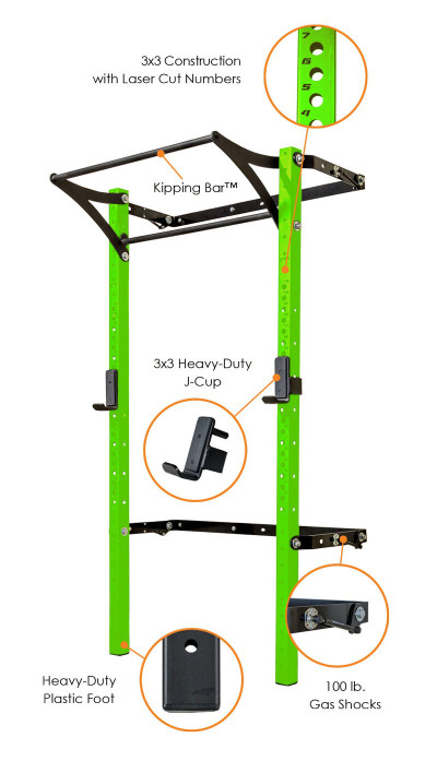 PRx Performance Folding Rack for Home Gym from Shark Tank