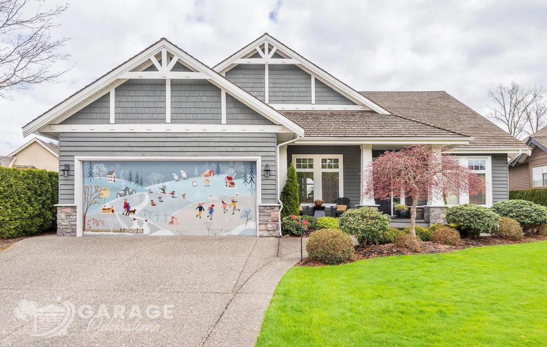Garage Celebrations Holiday Garage Door Covers Shark Tank Season 14