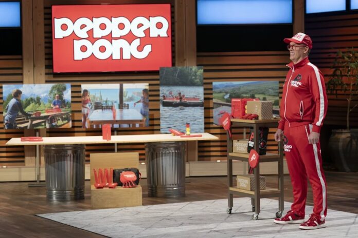 Pepper Pong Portable Tabletop Game from Shark Tank Season 16